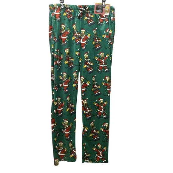 Simpsons | Pants | The Simpsons Happy Boxer Homer Santa Lights Limited ...